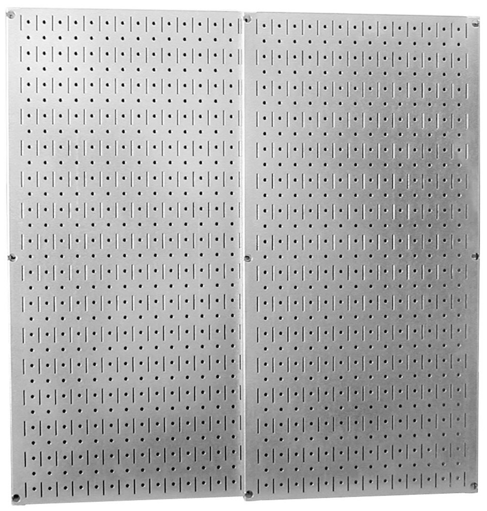 Wall Control Gray Metal Pegboard Pack - Two Pegboard Tool Boards ...