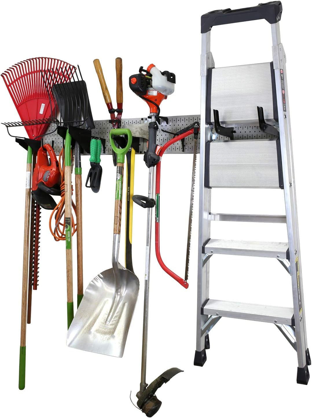 Wall Control Garage Storage Rack Lawn & Garden Tool Organization Wall ...