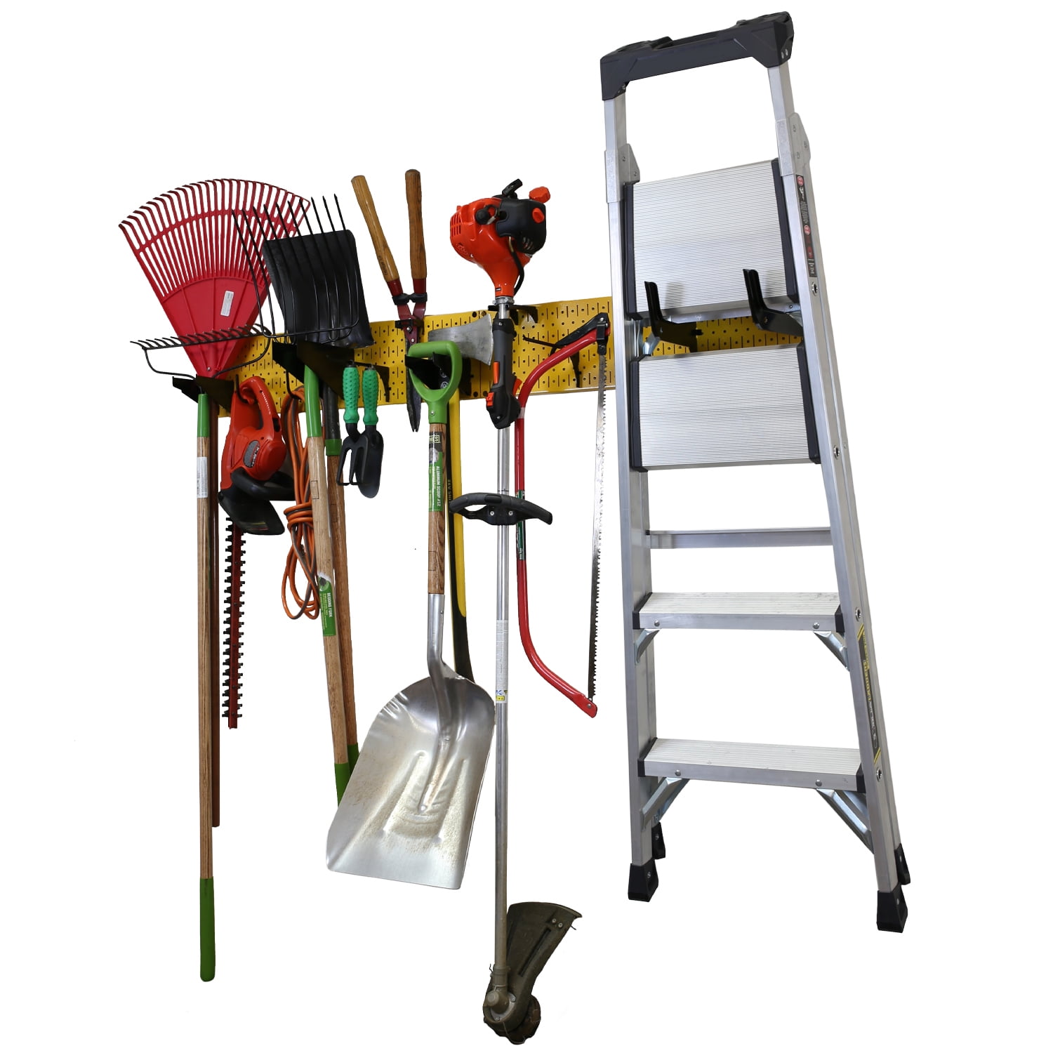 Wall Control Garage Storage Rack Lawn & Garden Tool Organization Wall ...