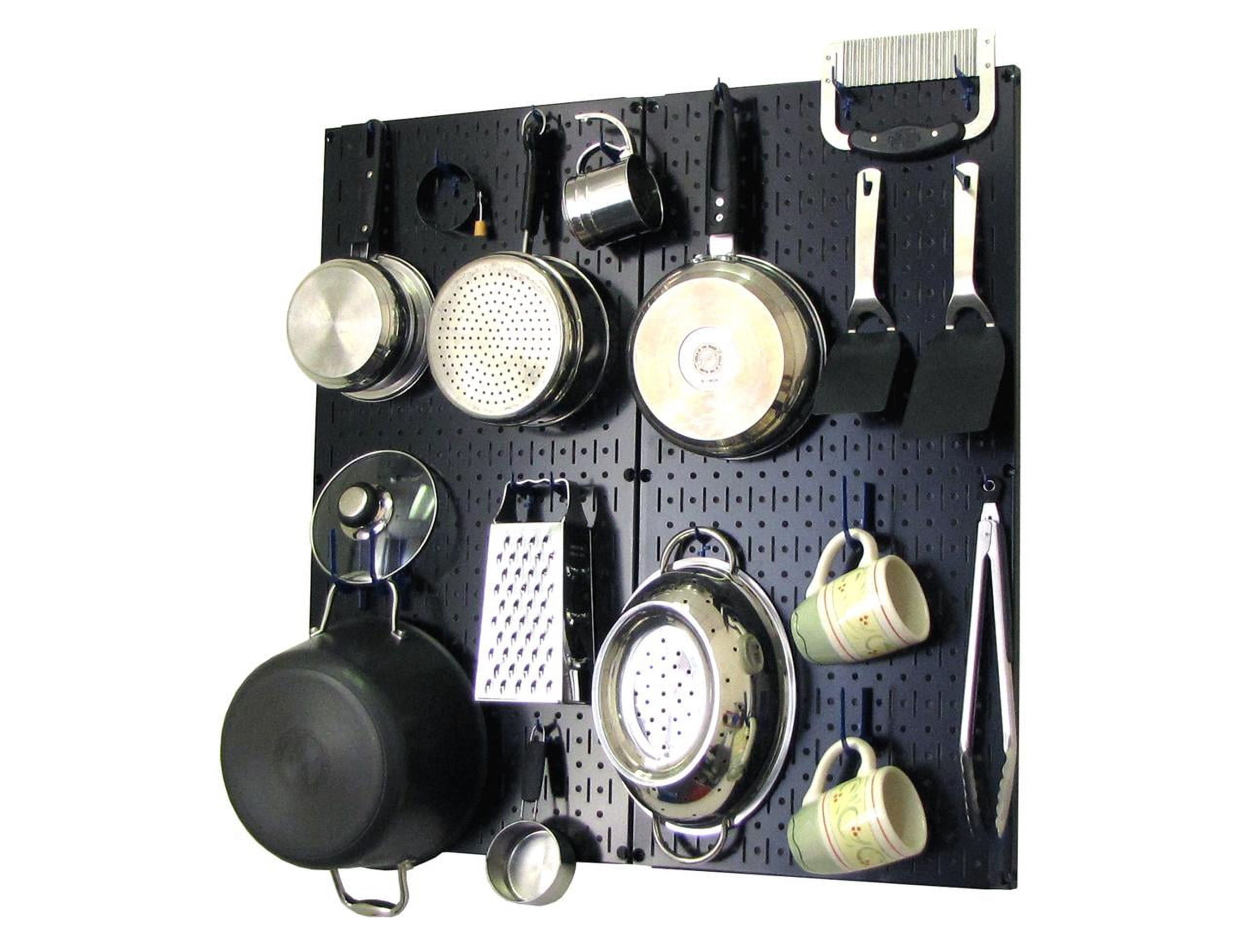 Wall Control Kitchen Pegboard Organizer Pots and Pans Pegboard Pack ...