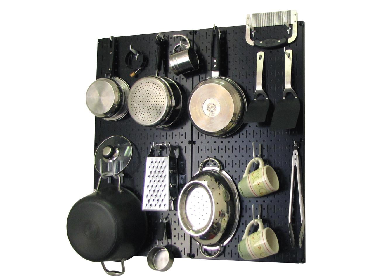 Wall Control Kitchen Pegboard Organizer Pots and Pans Pegboard Pack ...