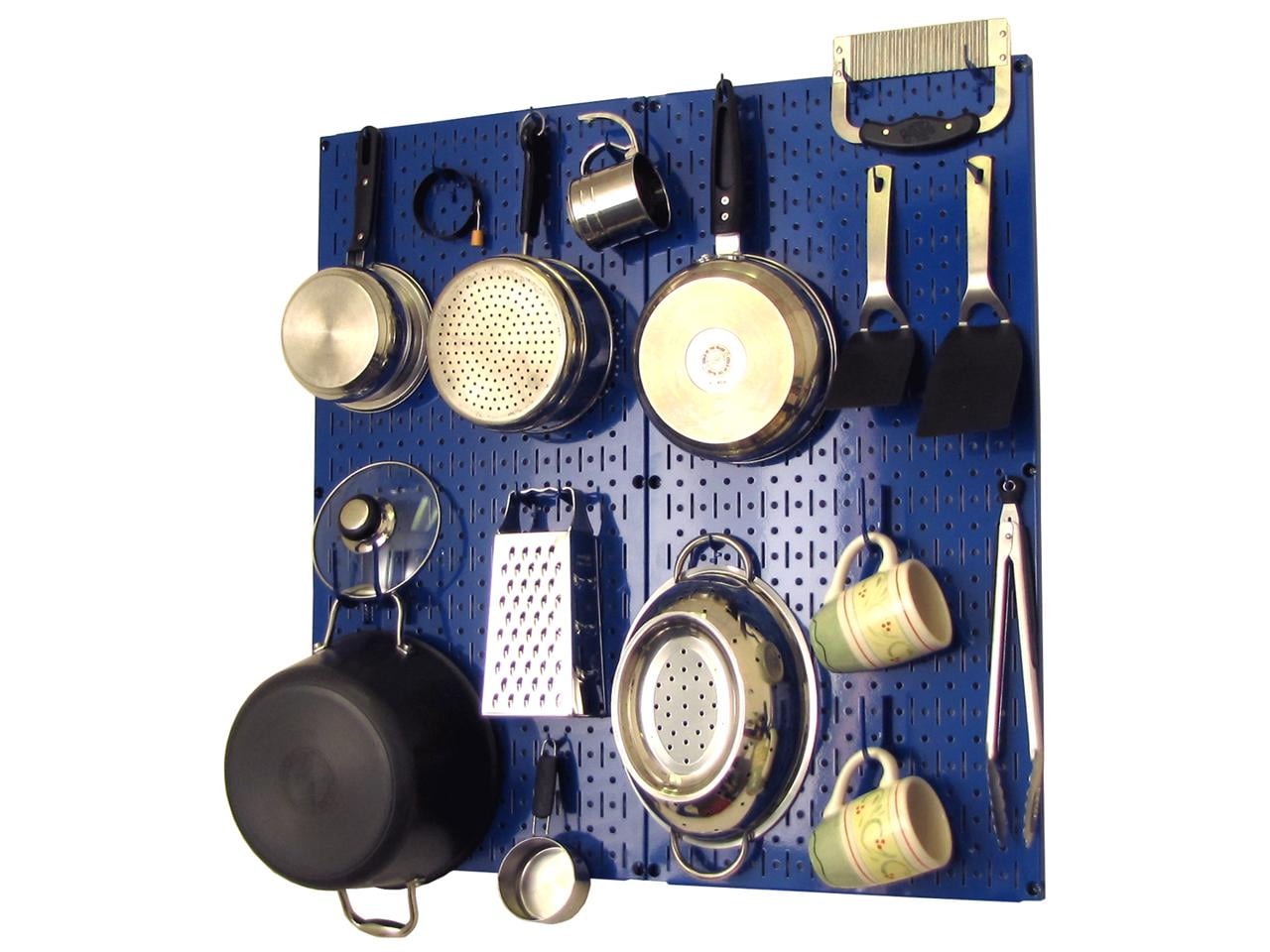Wall Control Kitchen Pegboard Organizer Pots and Pans Pegboard Pack ...
