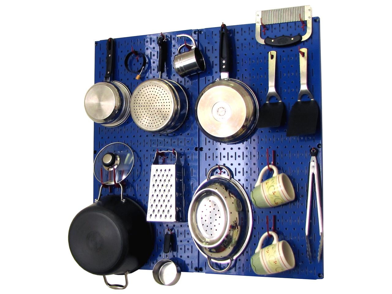 Wall Control Kitchen Pegboard Organizer Pots and Pans Pegboard Pack ...