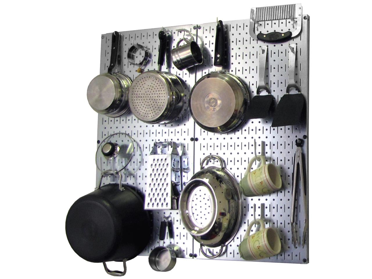 Wall Control Kitchen Pegboard Organizer Pots and Pans Pegboard Pack ...