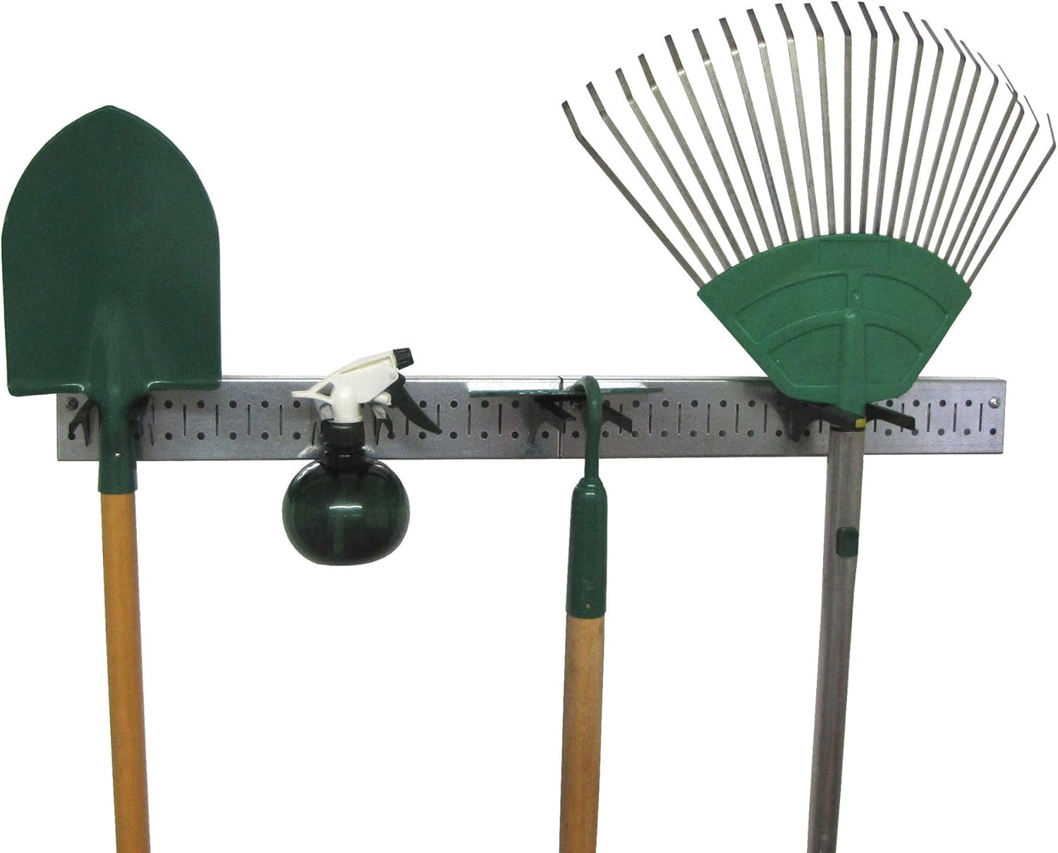 Wall Control Metal Pegboard Strip Garden Tool Organizer Pegboard Rail ...