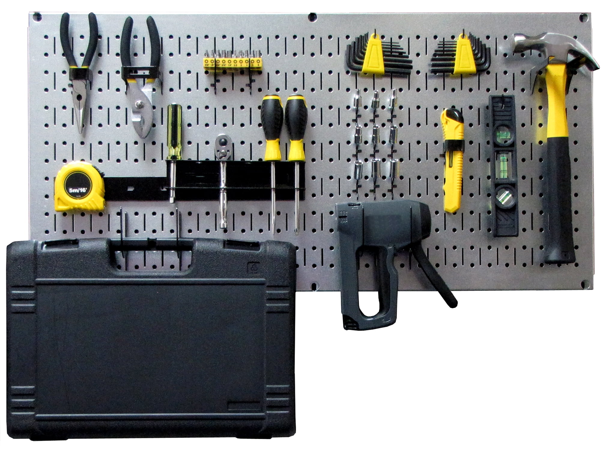 Wall Control Modular Pegboard Tool Organizer System - Wall-Mounted ...