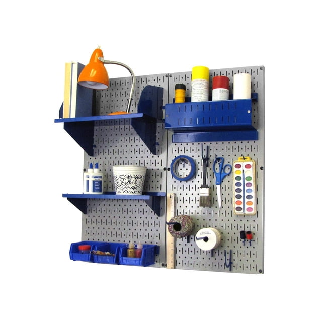 Wall Control Pegboard Hobby Craft Pegboard Organizer Storage Kit with ...