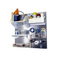 Wall Control Pegboard Hobby Craft Pegboard Organizer Storage Kit with ...