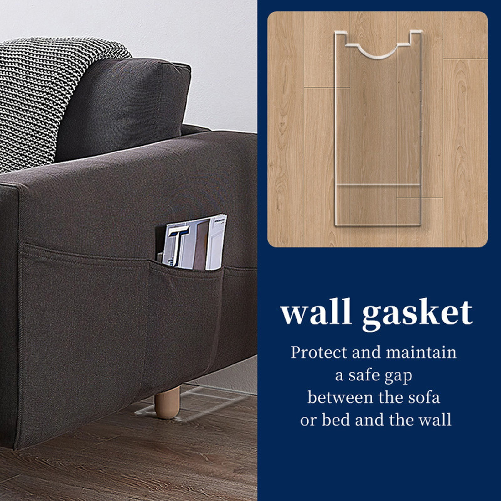 Wall Corner Gasket, Invisible Acrylic Safety Gap Maintainer, Household ...