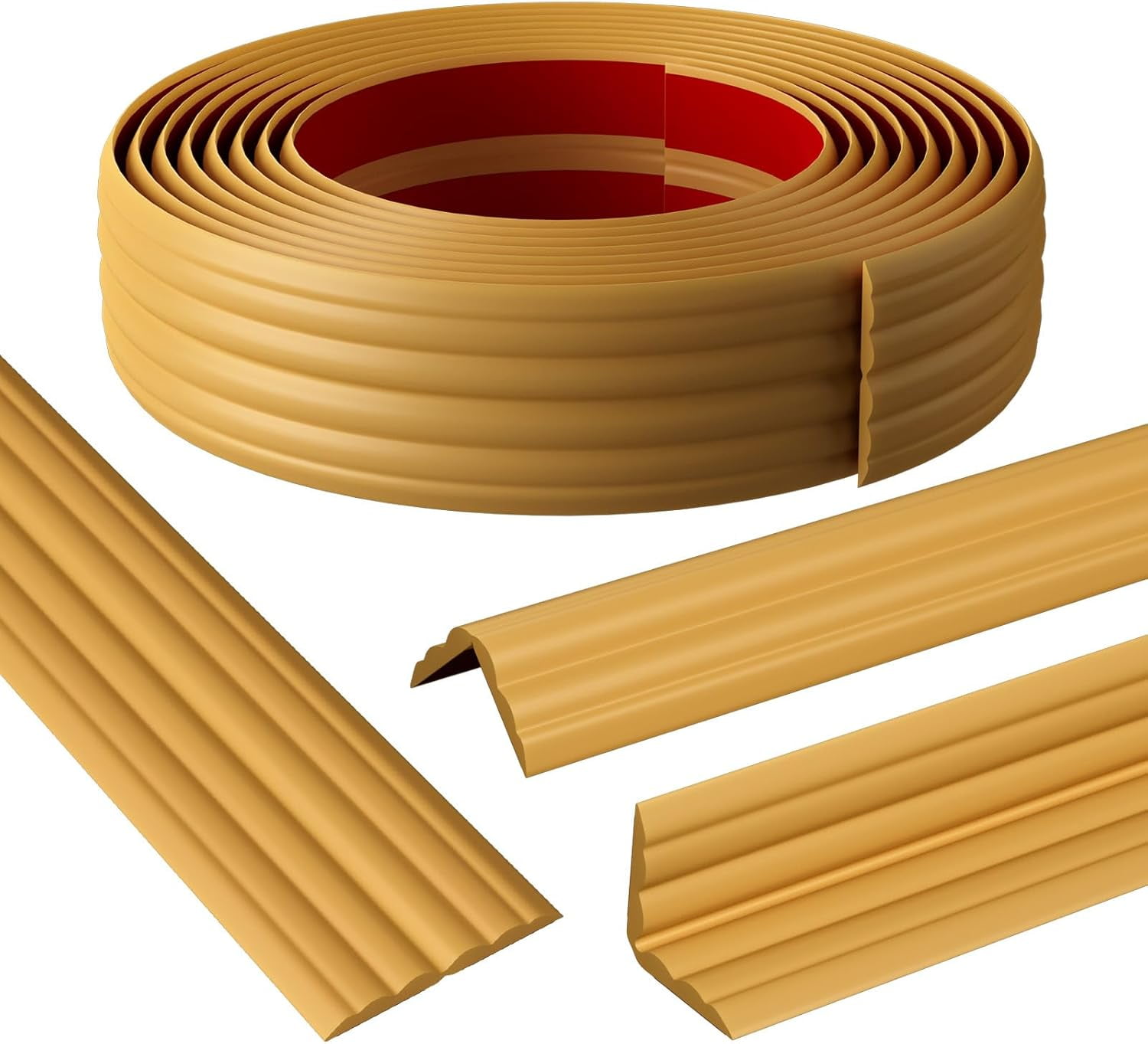 Wall Corner Protector & Edge Guard, Peel and Stick Wall Trim Moulding ...