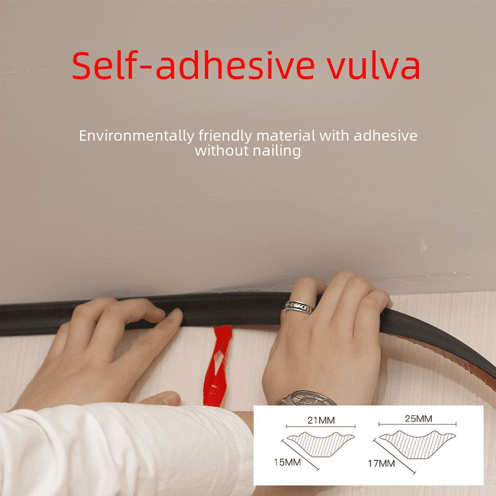 Wall Corner Protector & Edge Guard, Peel and Stick Corner Trim Molding ...