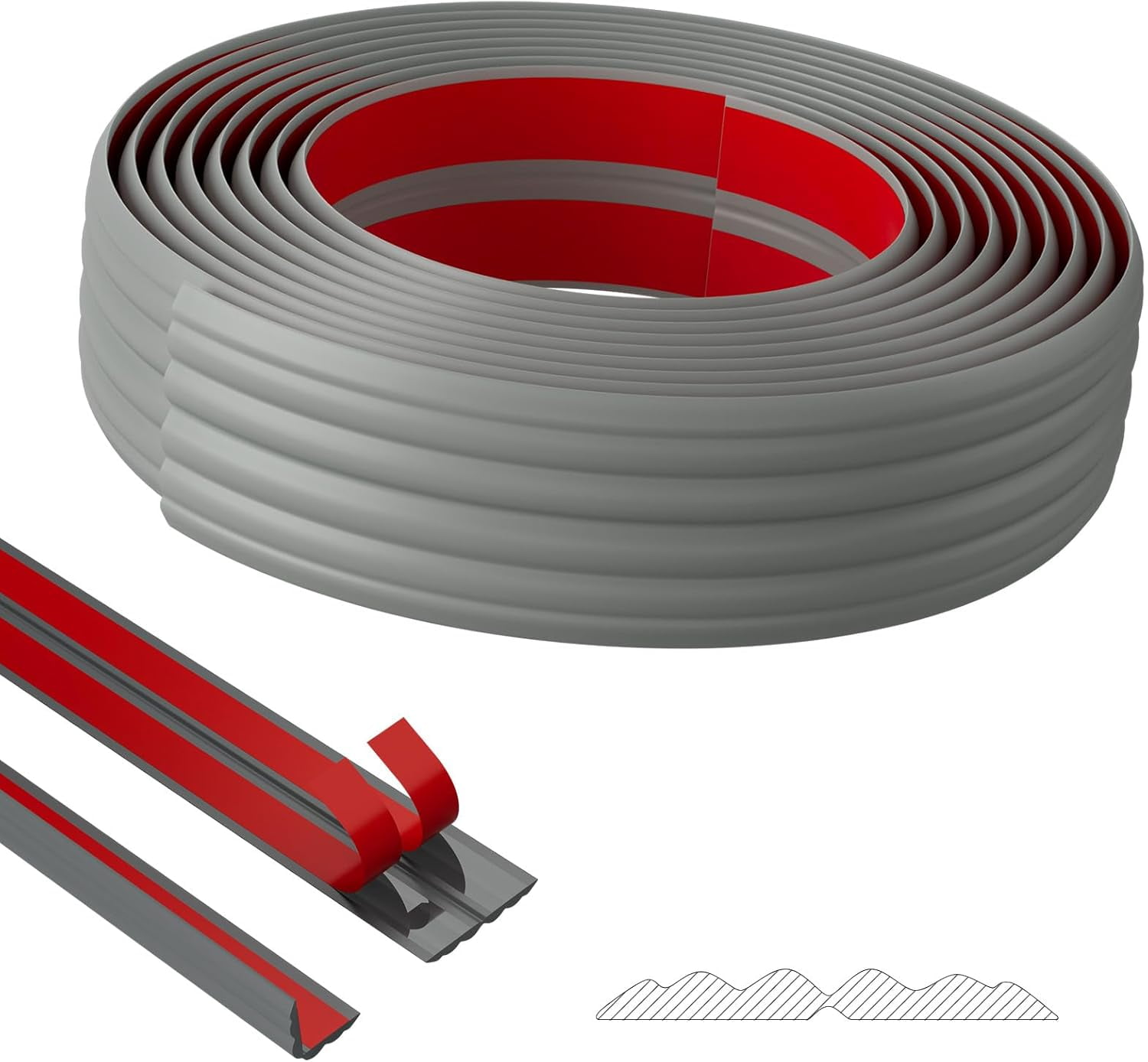 Wall Corner Protector Trim, 40 Feet Flexible Inside & Outside Corner ...