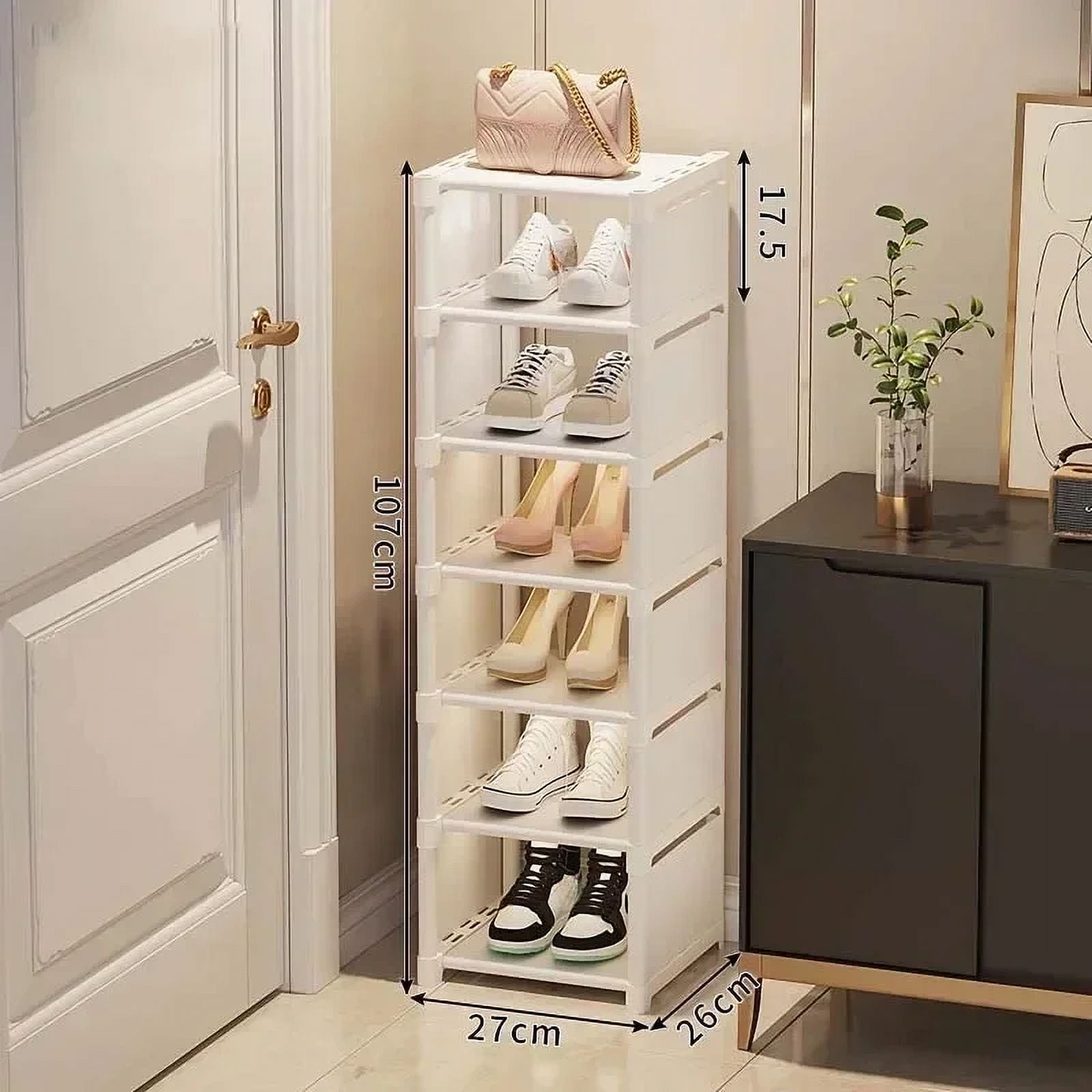 Wall Corner Shoe Rack Multiple Layers Shoe Organizer Space Saving Rack ...
