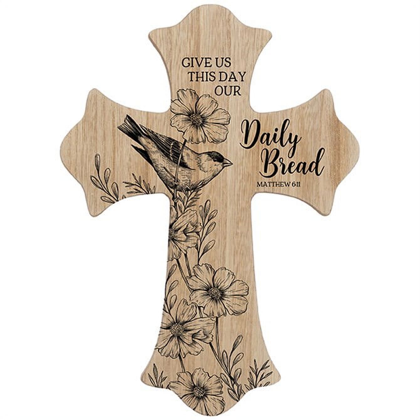 Wall Cross-Give Us This Day Our Daily Bread (10.5) (Pack Of 3 ...