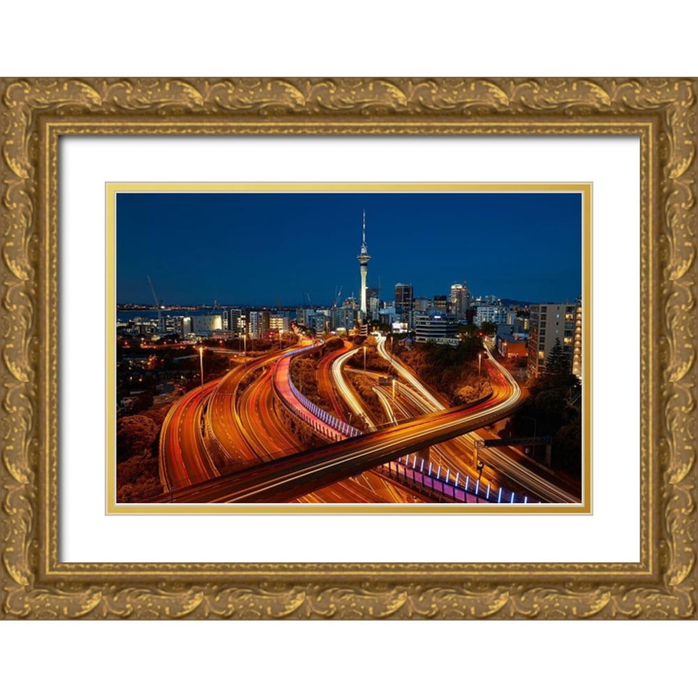 Wall, David 18x13 Gold Ornate Wood Framed with Double Matting Museum ...