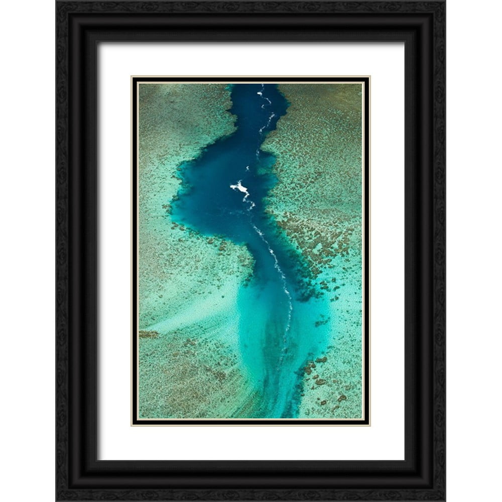 Wall, David 23x32 Black Ornate Wood Framed with Double Matting Museum ...