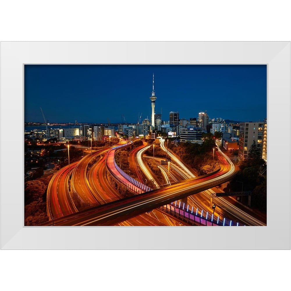 Wall, David 24x17 White Modern Wood Framed Museum Art Print Titled ...