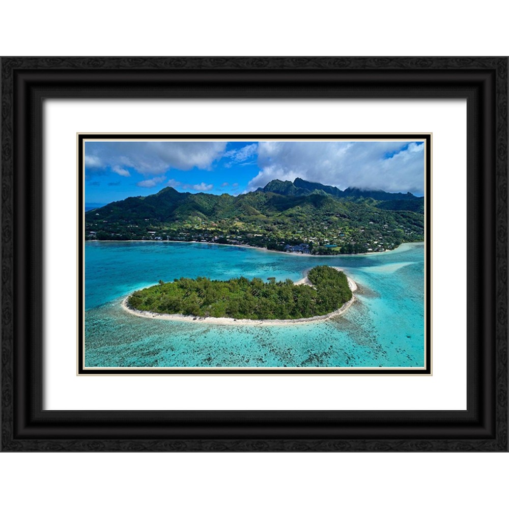 Wall, David 32x23 Black Ornate Wood Framed with Double Matting Museum ...