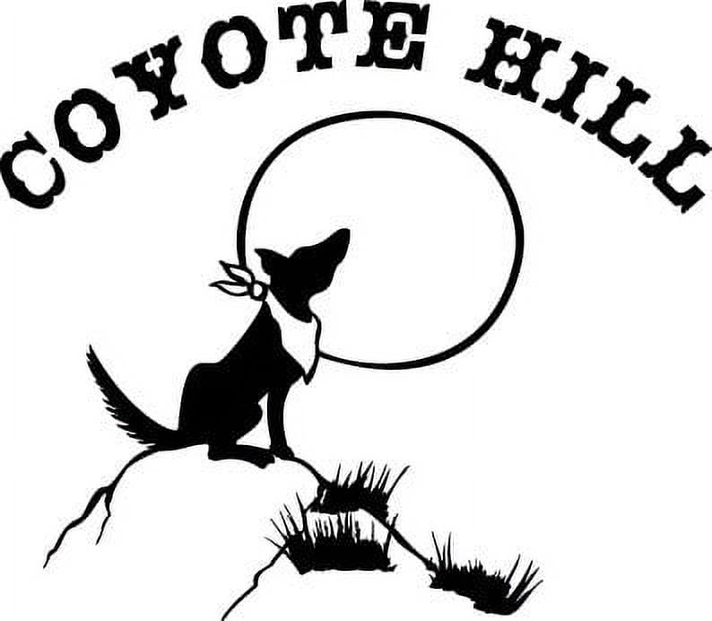 Wall Decal Coyote Hill Buck Horns Camping Deer Predator Doe Hunting Bow ...