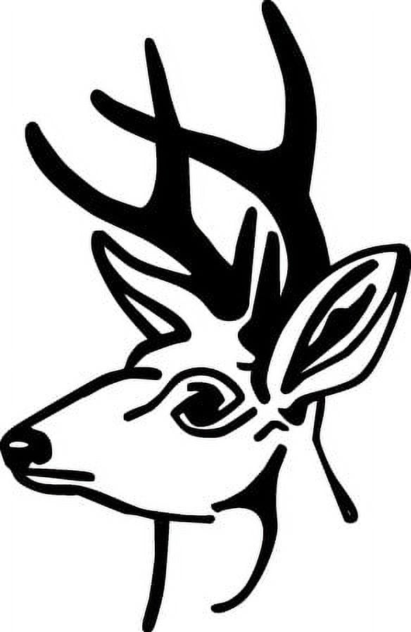 Wall Decal Deer Head Animal Deer Predator Doe Hunting Bow Arrow Bulls ...