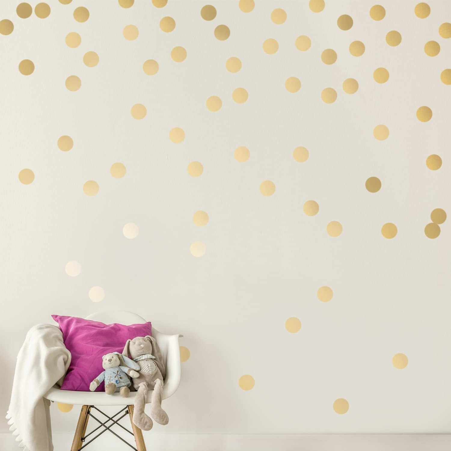 Wall Decal Dots 200 Decals | Easy Peel & Stick + Safe on Walls Paint ...