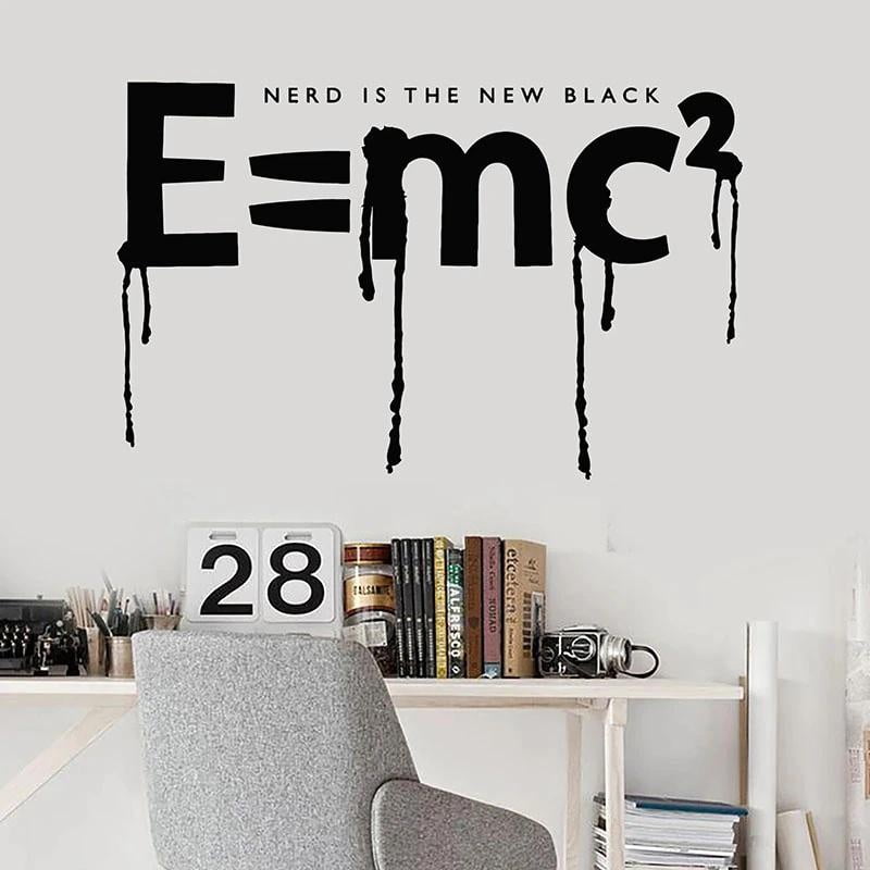 Wall Decal School Physics Science Quantum Mechanics Classroom Interior ...