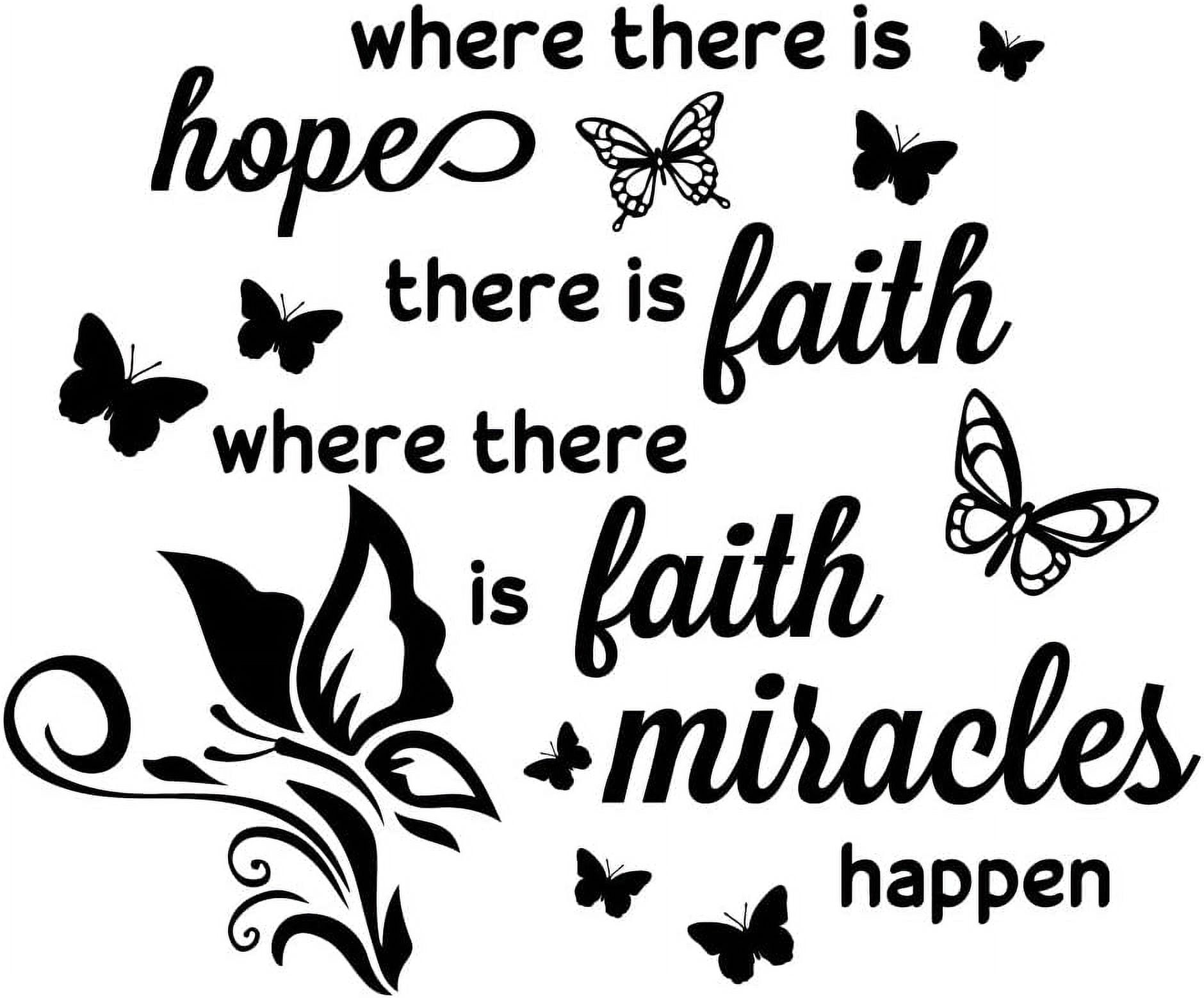 Wall Decals Inspirational Quotes Wall Stickers Bible Verse Scripture ...