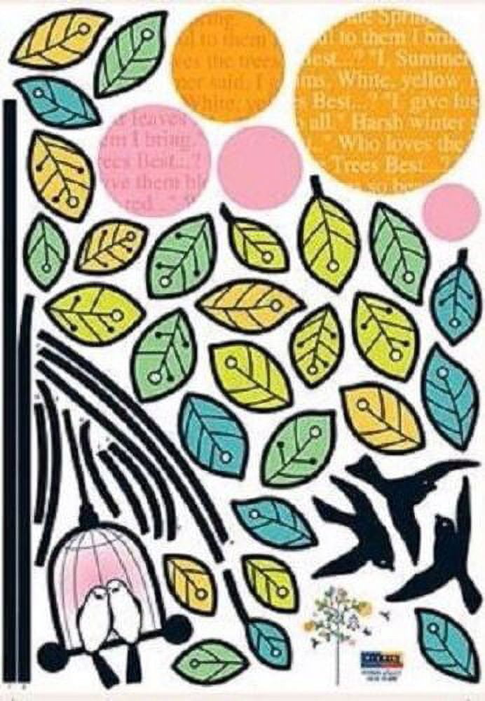 Wall Deco Sticker POEM & TREE 101-PS58089 - Walmart.com
