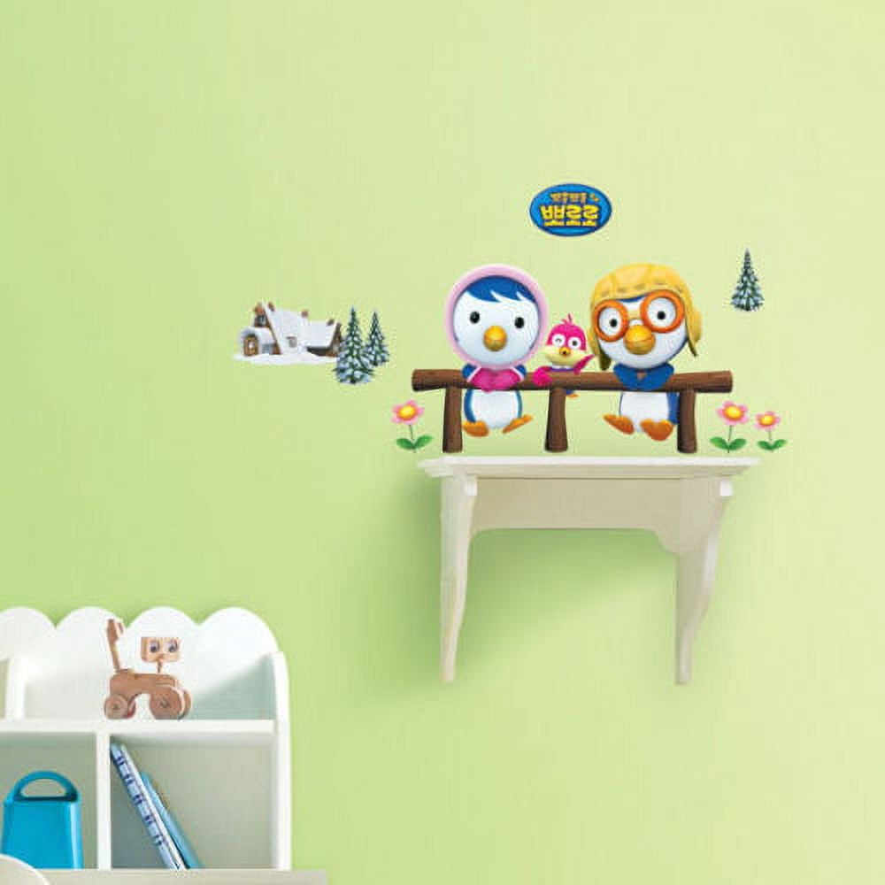 Wall Deco Sticker PORORO - PULL UP WITH FRIEND 292-PSS58553 - Walmart.com