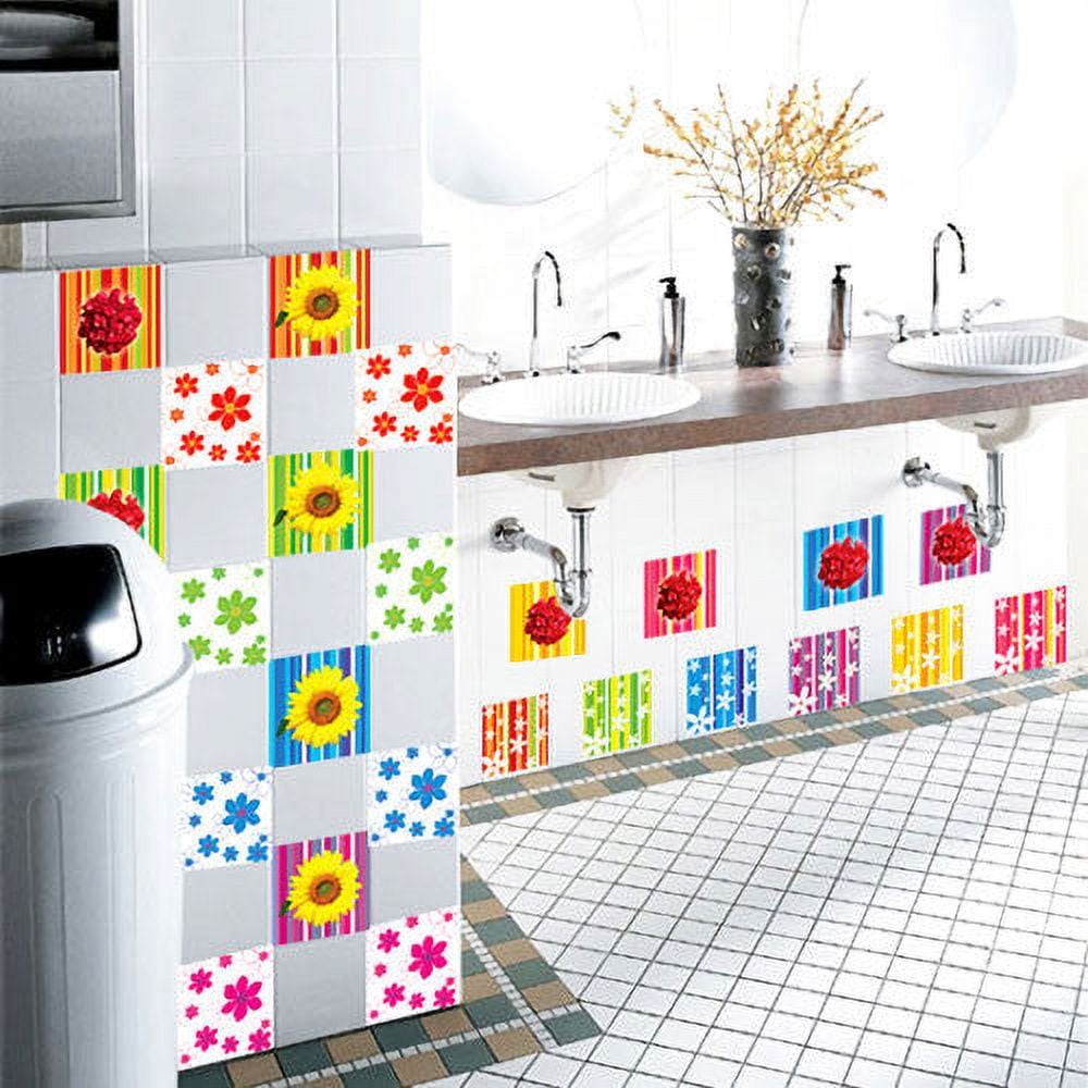 Wall Deco Sticker SQUARE PATTERN 226-CP041 - Walmart.com