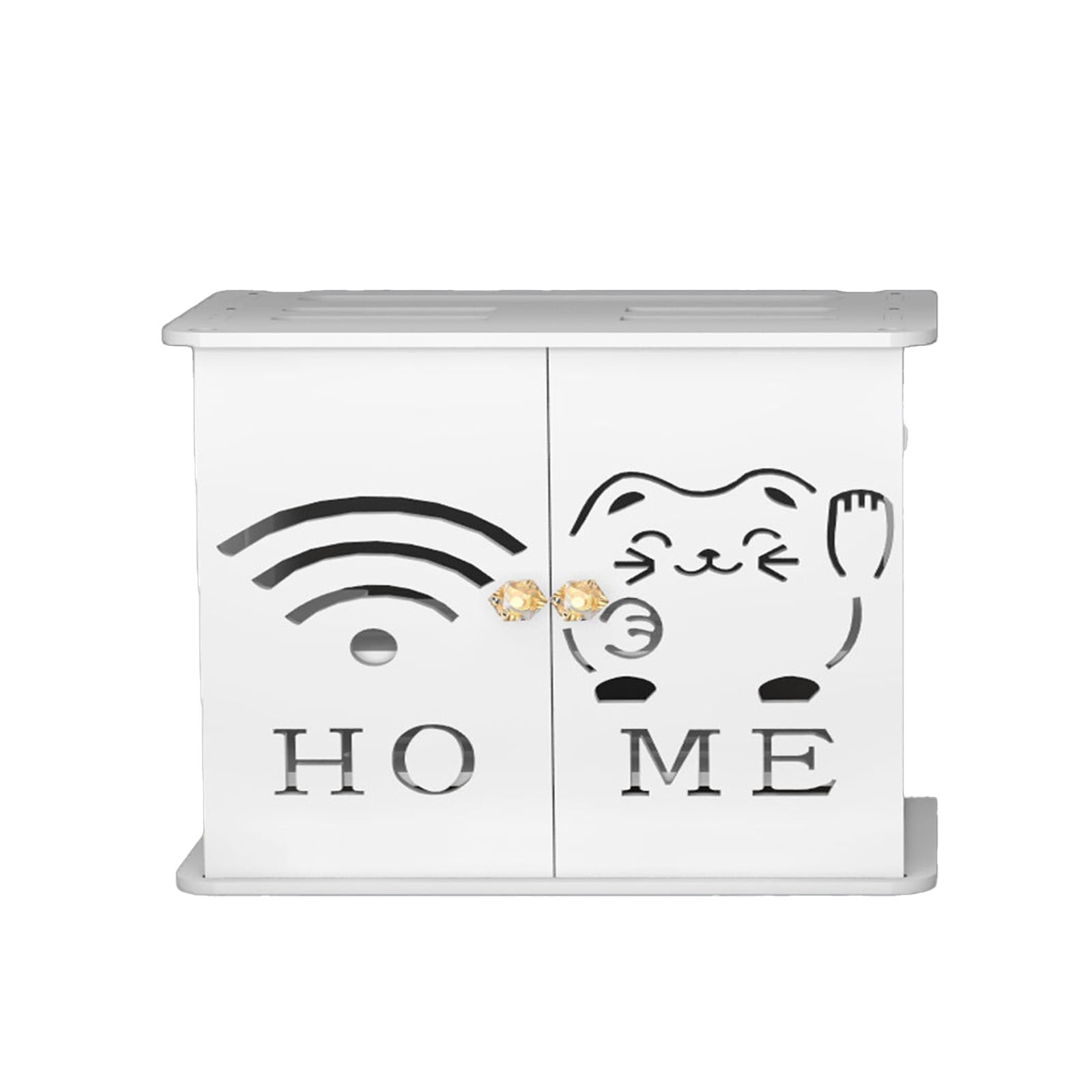 Wall Decor Corner Wifi Router Storage Box Living Room TV Set Box ...
