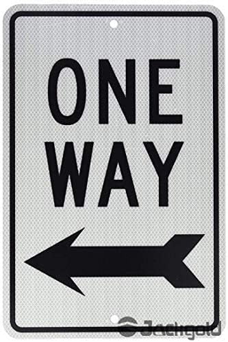 Wall Decor Metal Deco Sign 8x12 Inches Road High Intensity Reflexive ...