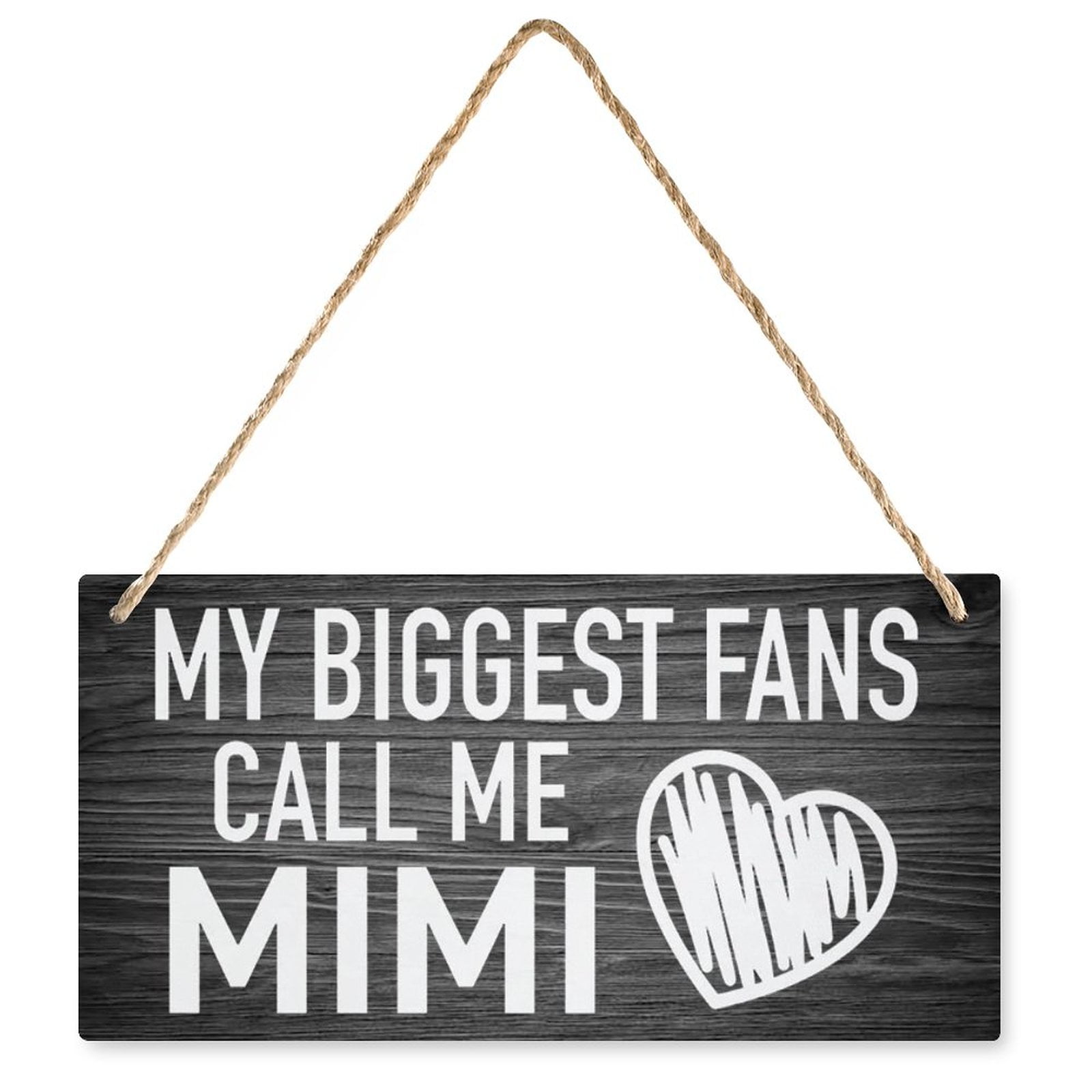 Wall Decor My Biggest Fans Call Me Mimi Wood Sign Door Hanger Home ...