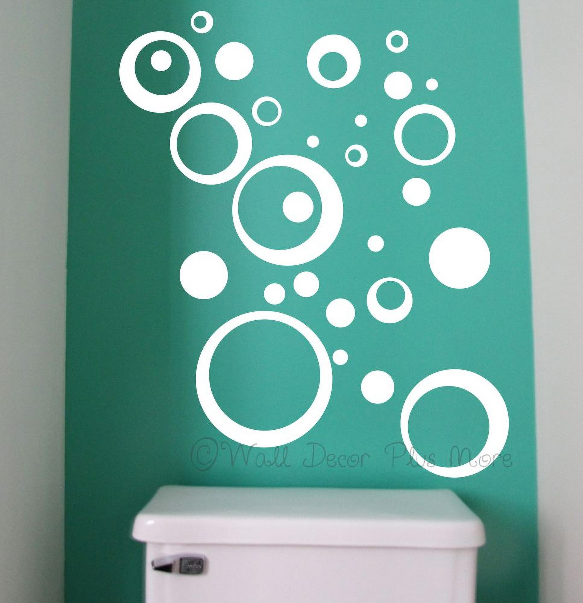 Wall Decor Plus More WDPM238 Wall Vinyl Sticker Decal Circles and Rings ...