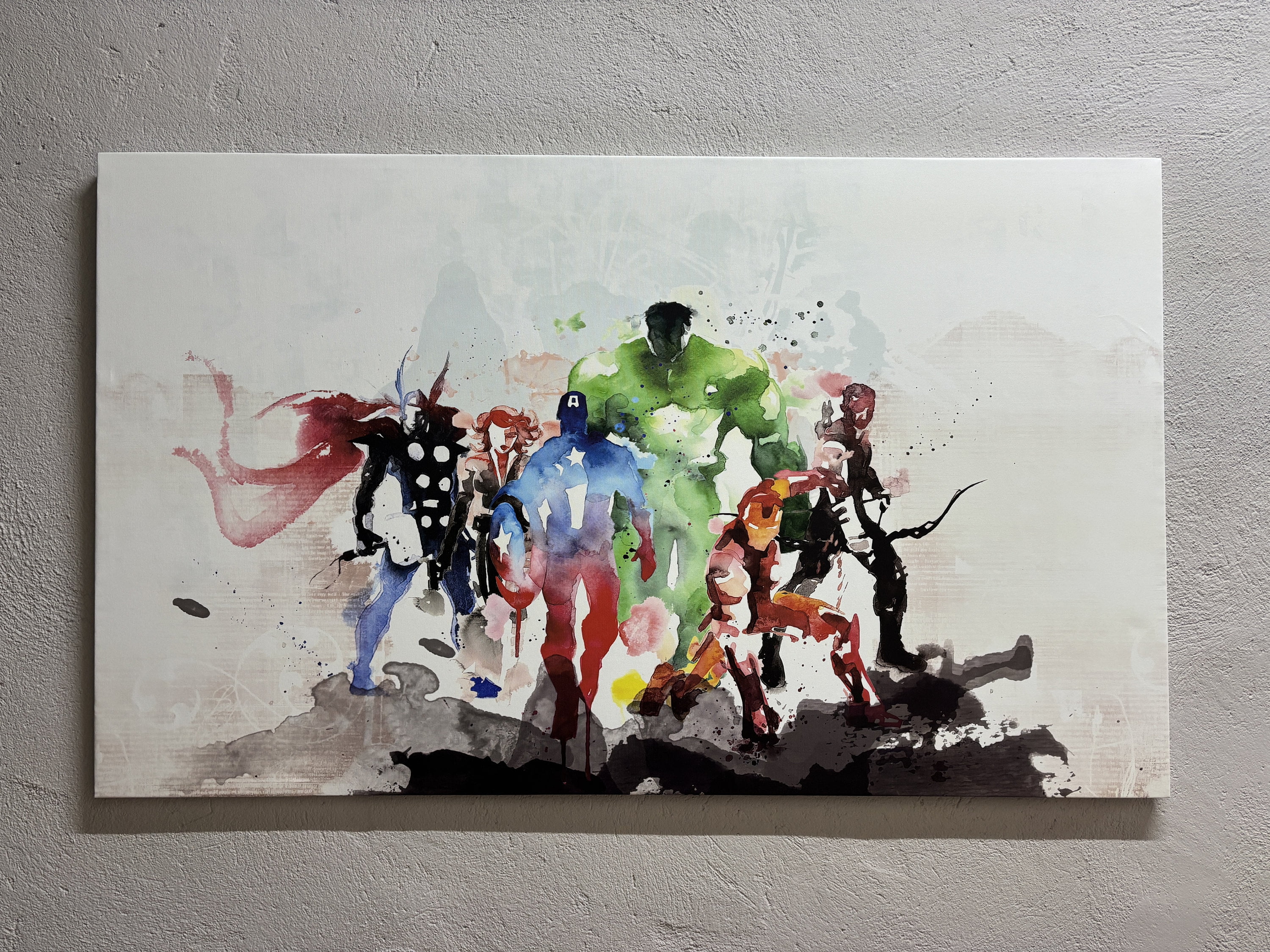 Wall Decor Printed Canvas, Cartoon Art Canvas, Kids Room Poster ...