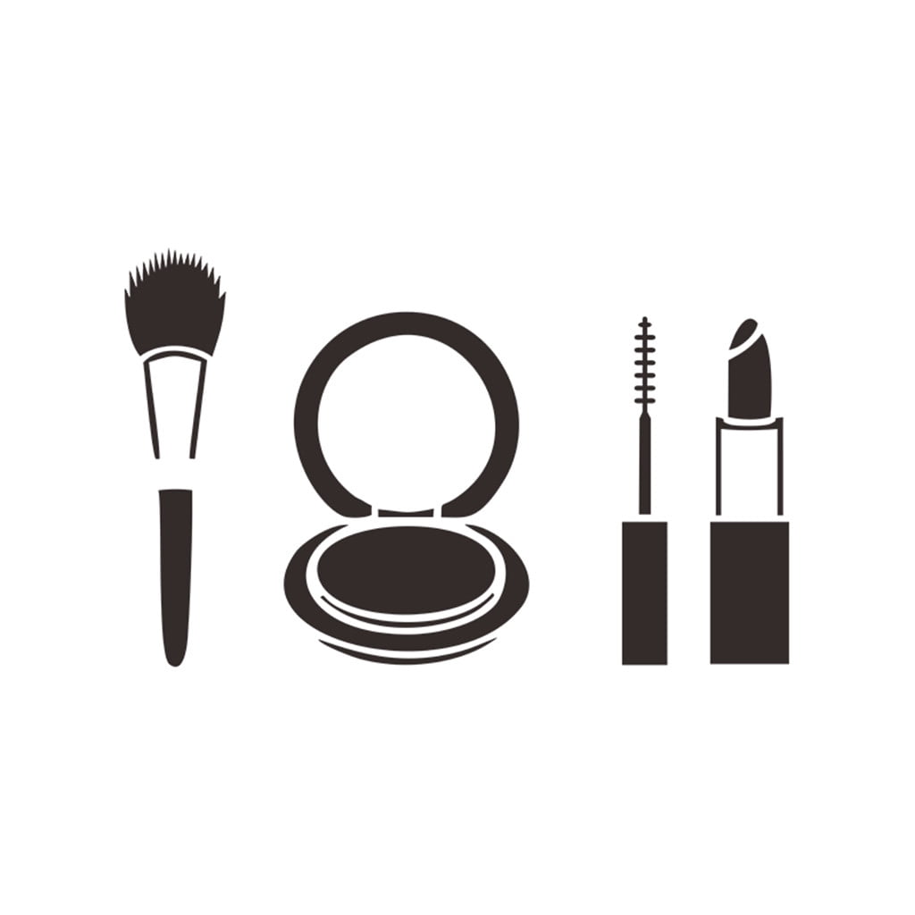 Wall Decor Sticker Decal Fashion Lipstick Makeup Girl Face Popular ...