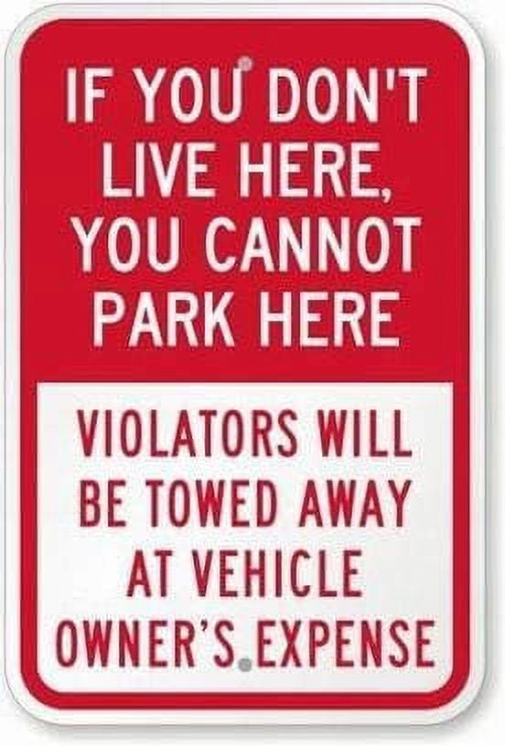 Wall Decor Warning Sign Decor 8x12 Tin Metal Signs If You Don't Live ...