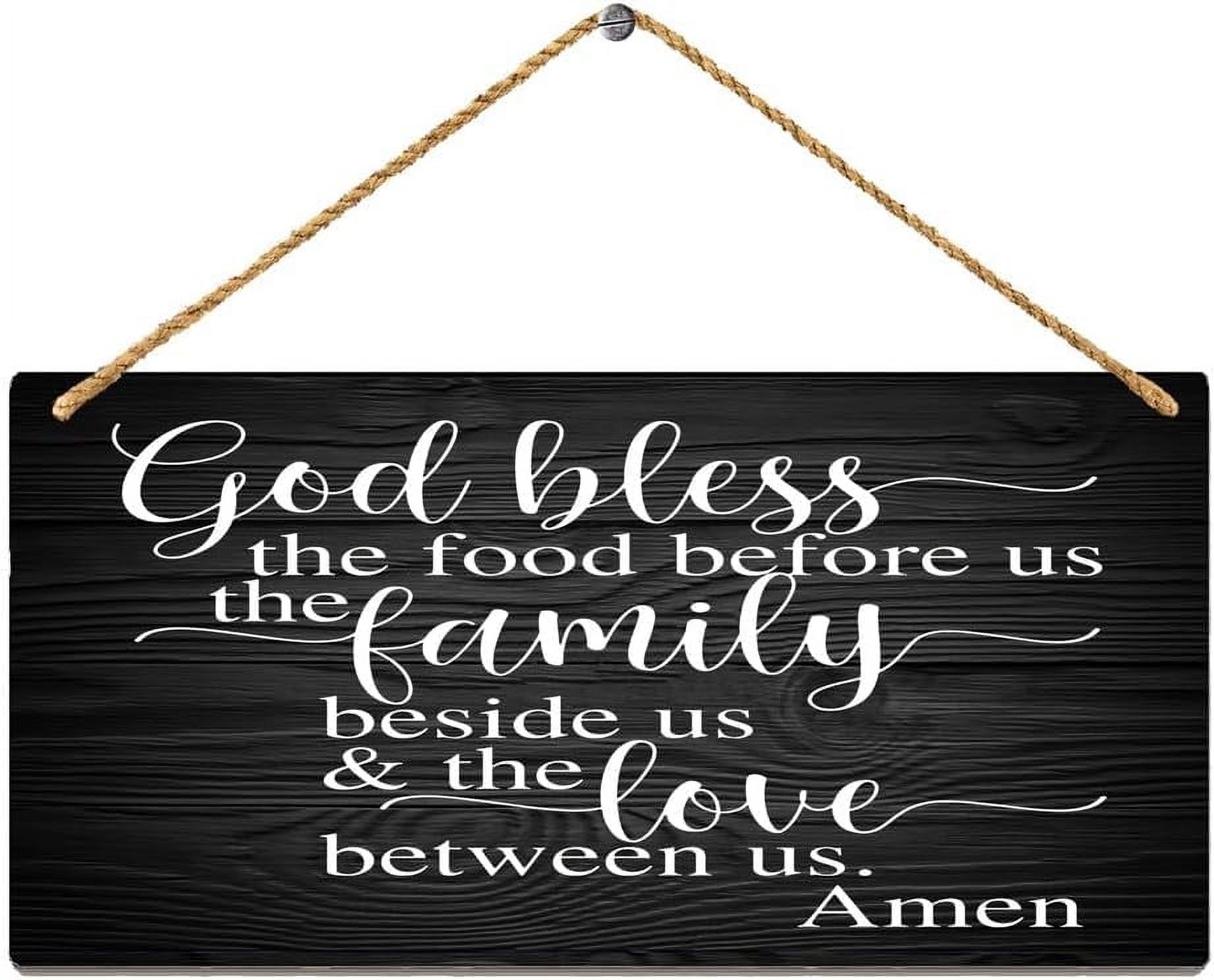Wall Decor Wood Sign God Bless Sign Faith Sign Jesus Sign Farmhouse ...