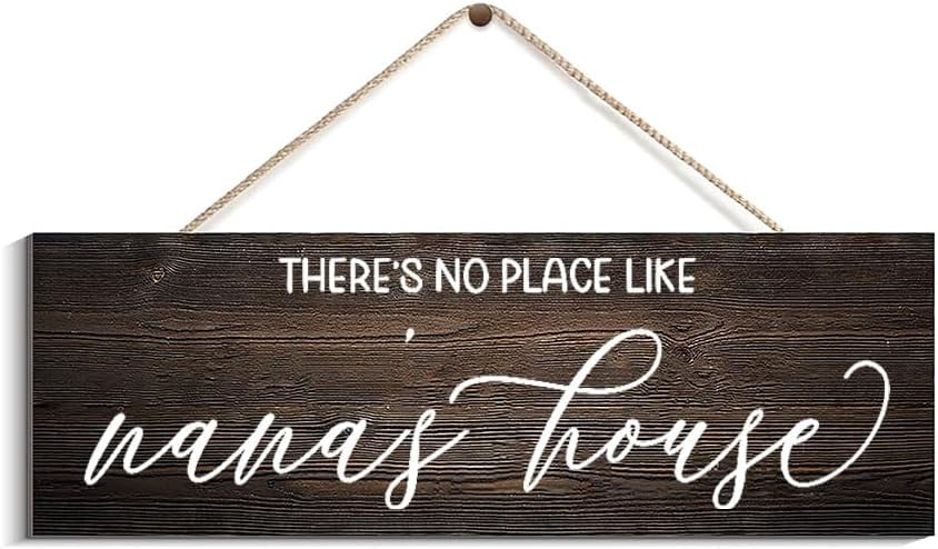 Wall Decor Wood Sign There'S No Place Like Nana'S House Nana Sign Nana ...