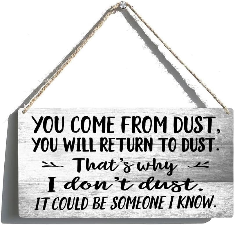 Wall Decor Wood Sign You Come From Dust You Will Return To Dust Wooden ...