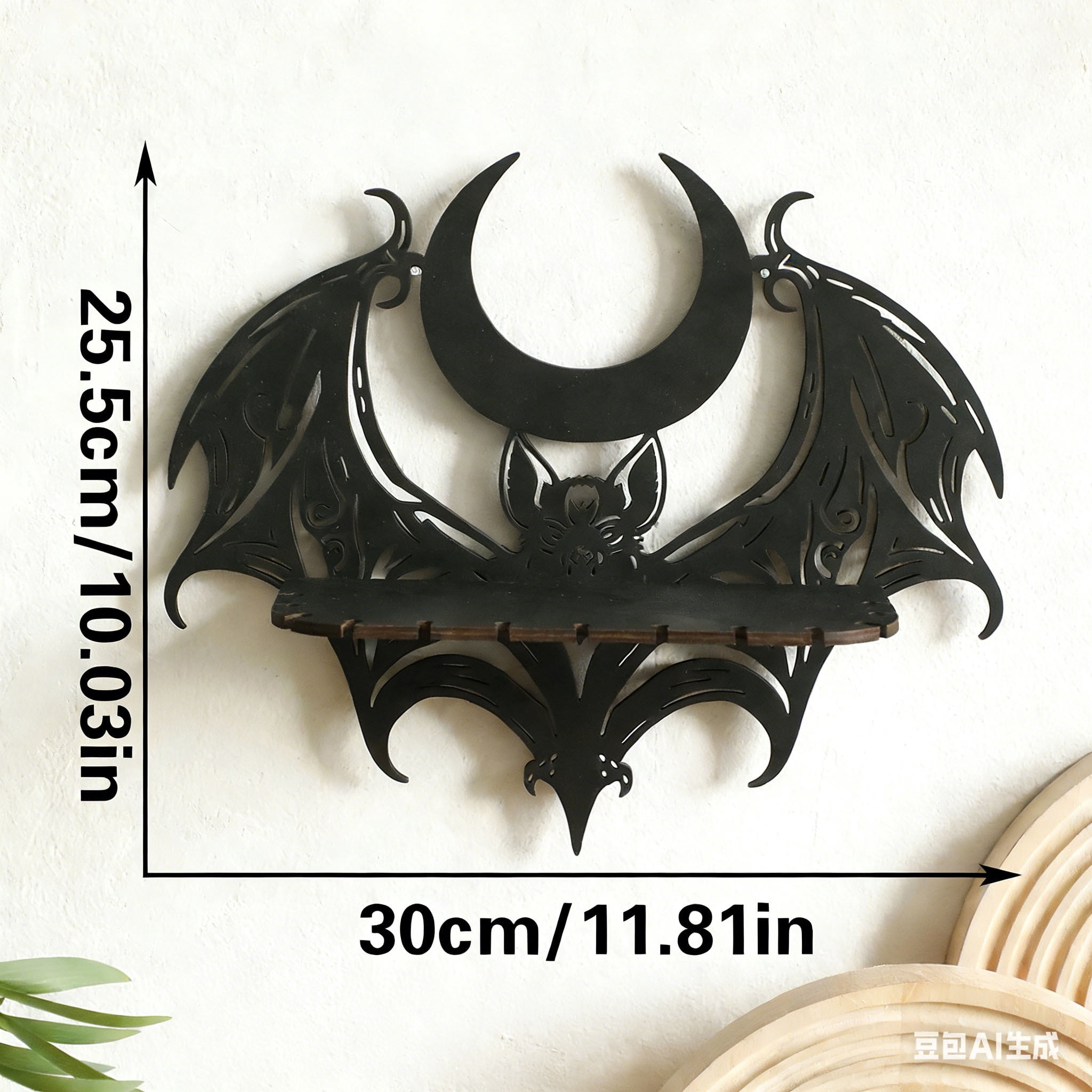 Wall Deor Floating Shelf, Cute Wall Display Rack, Small Decorative ...
