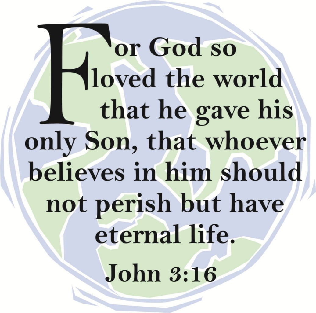 Wall Design Pieces For God So Loved The World John 316 Kjv Bible Quote ...
