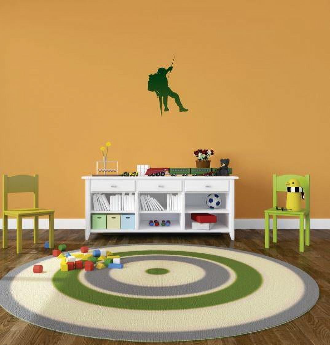 Wall Design Pieces Green Soldier Military Combat War Man Fighter ...