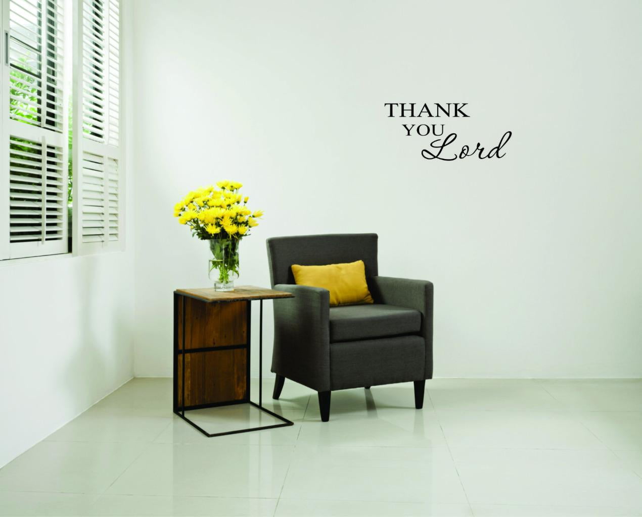 Wall Design Pieces Thank You Lord Kitchen Quote 14x28 Inches - Walmart.com