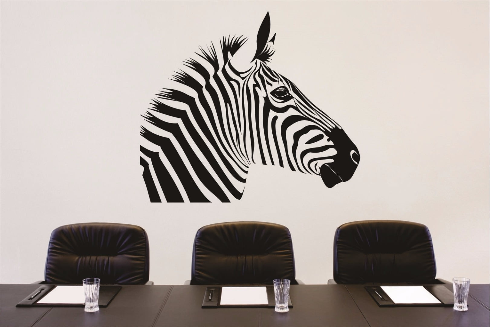 Wall Design Pieces Zebra Head Zoo Animal Print 16x24" - Walmart.com