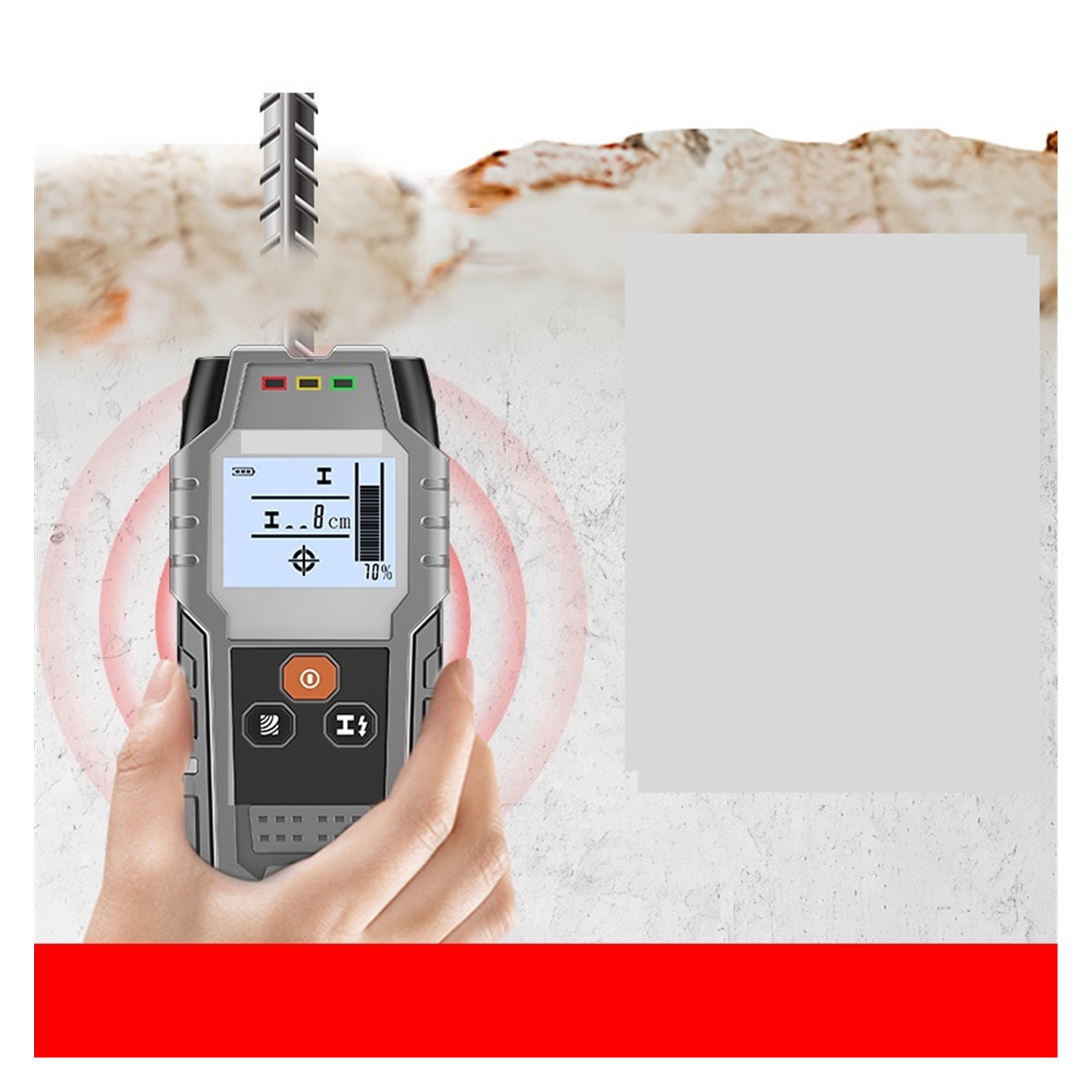 Wall Detector Wall Detector Instrument Wall Metal Dark Line Water Pipe ...