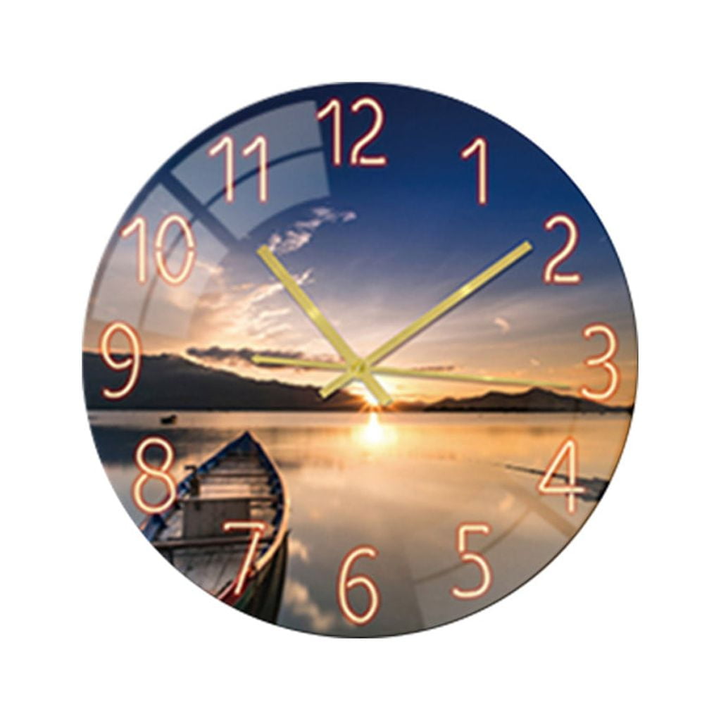 Wall Digital Clock Living Room Acrylic Mute Creative - Walmart.com