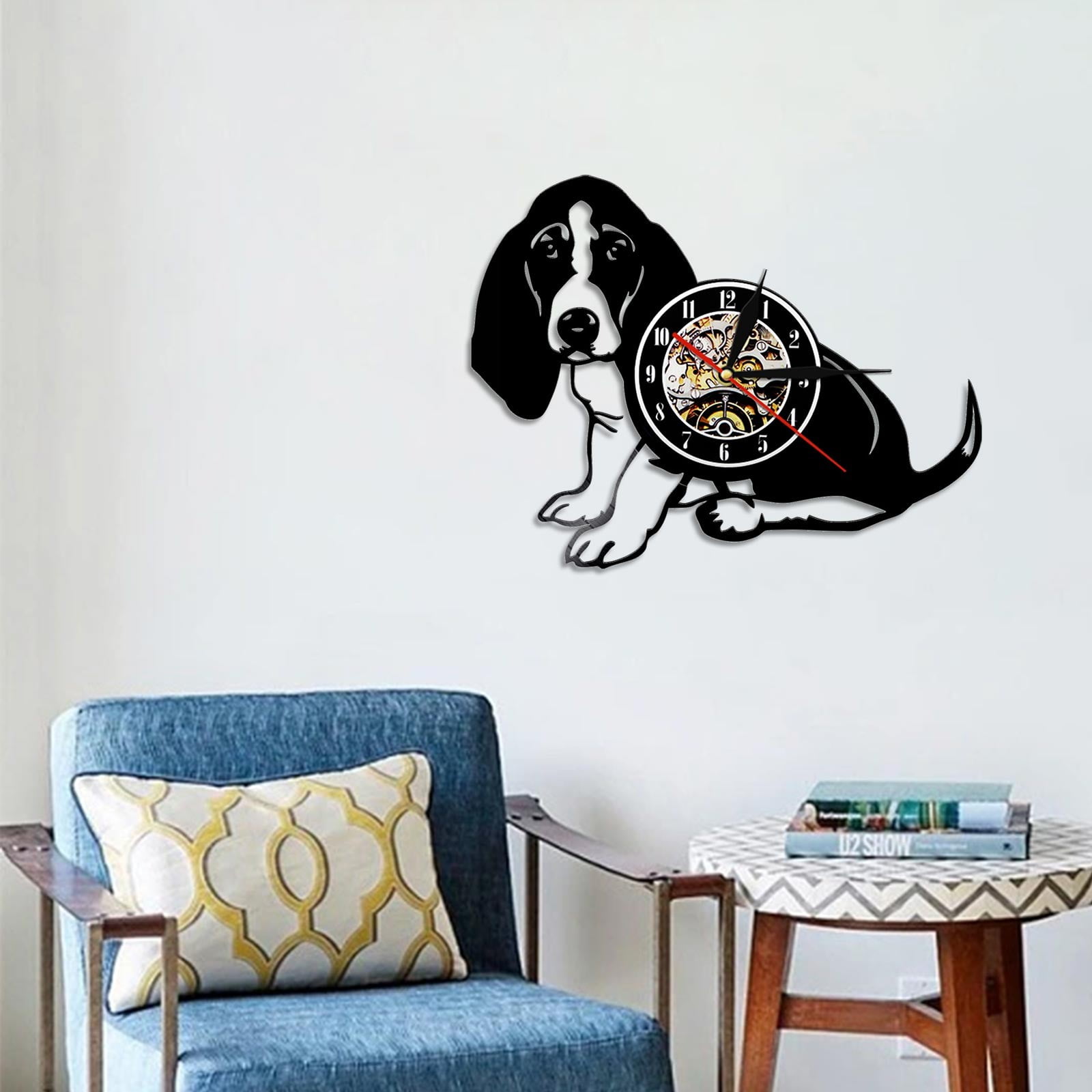 Wall Digital Clock Pink Office Decor Rechargeable Digital Clock Black ...