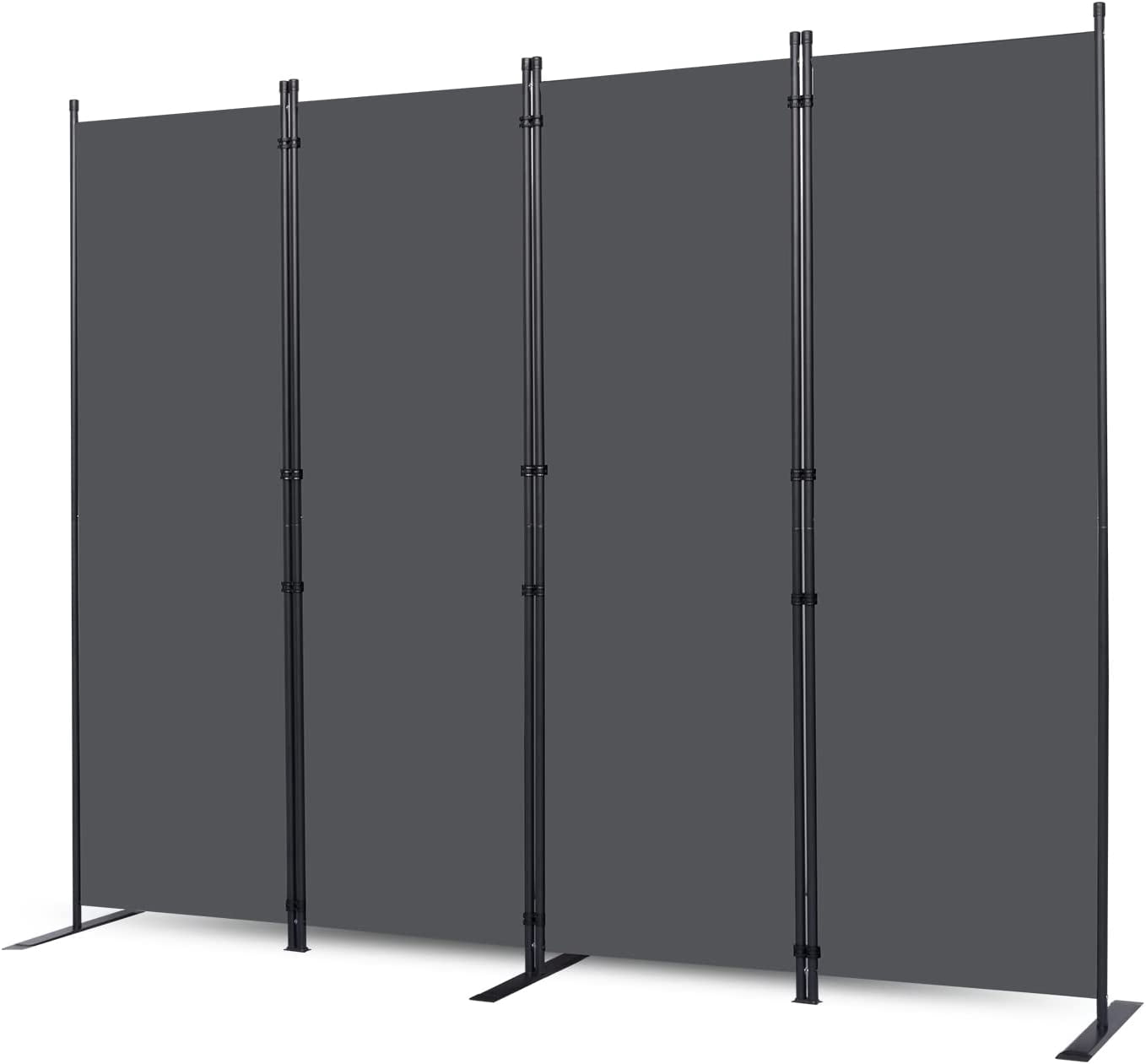 Wall Divider, 4 Panel Room dividers and Folding Privacy Screens with ...