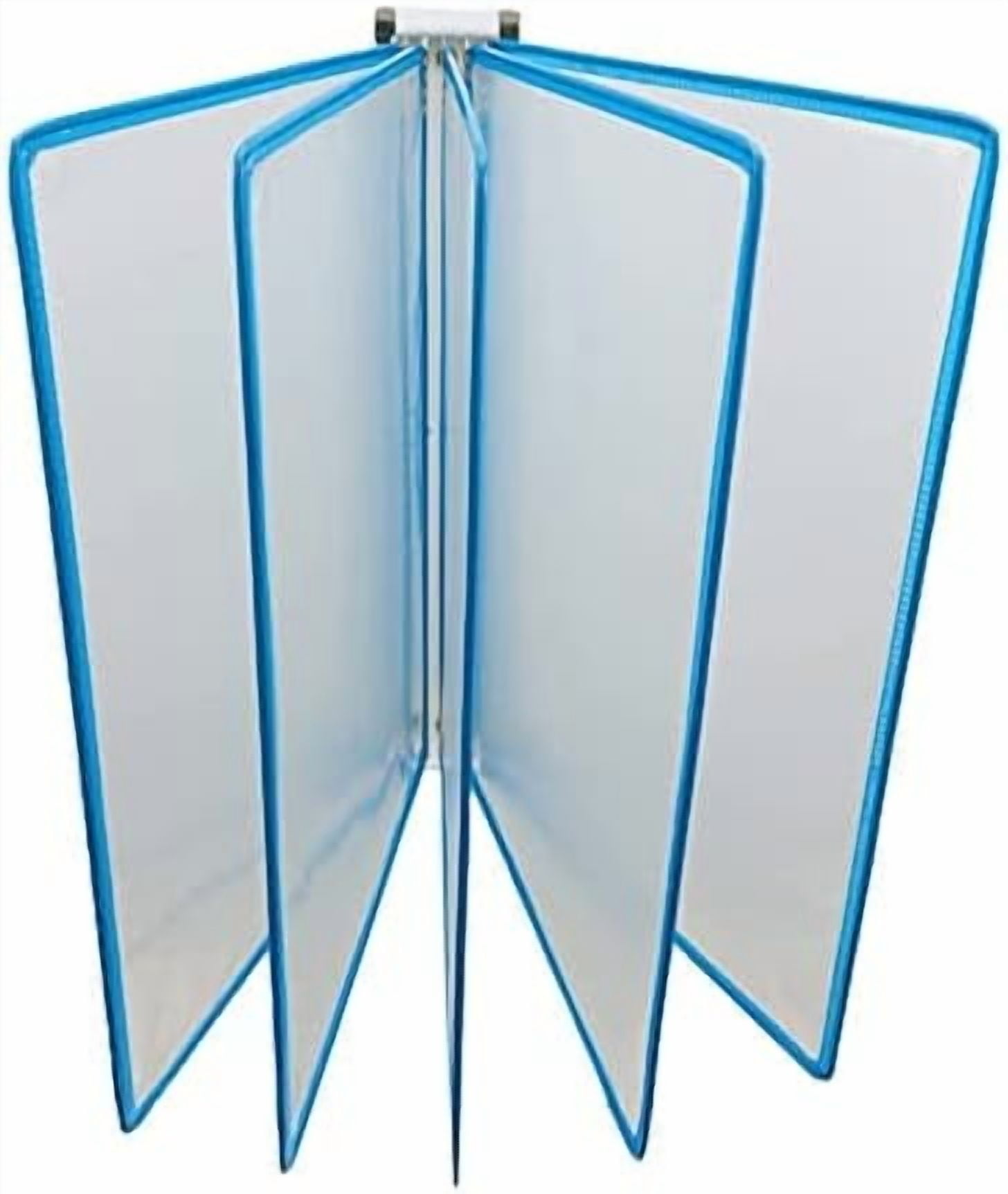 Wall Document Organiser, Catalog Display Rack, 5 Double-Sided Panels ...